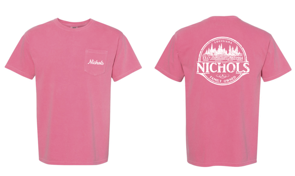 Nichols Logo Tee - Crunchberry - Nichols Stores